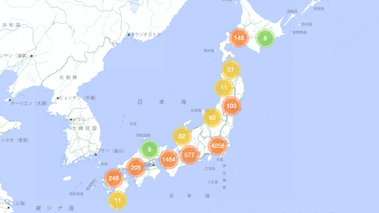 Japan has an interactive map that points out noisy kids - The Big Smoke
